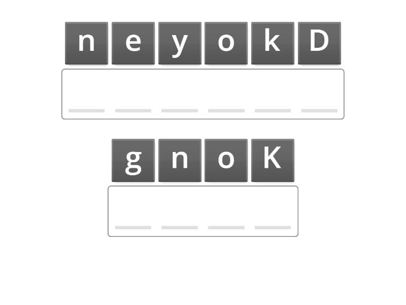 video game characters - Anagram