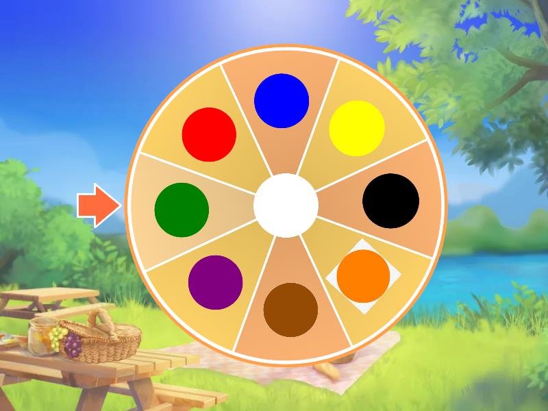 wheel of colors - Spin the wheel