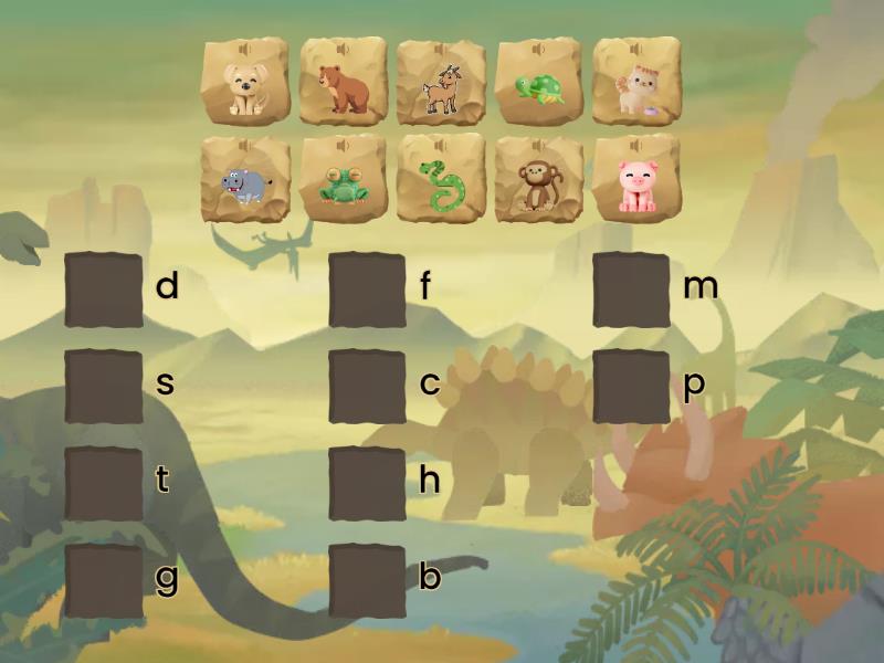 L5-2C Beginning Sound Match, Graphemes - Match up