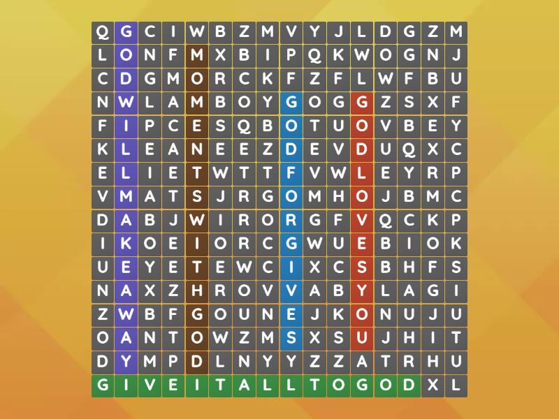 Busy, busy, busy - Wordsearch