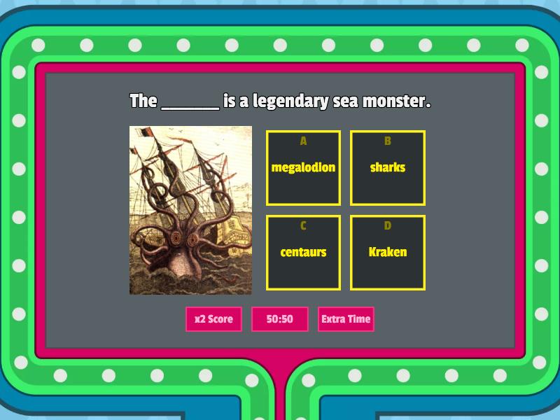 Unit 8 Story Review - Gameshow quiz