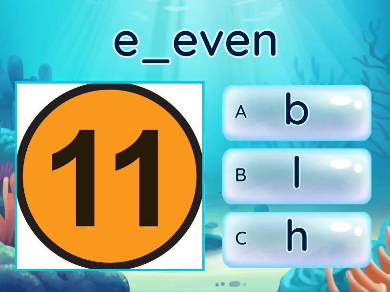 CARDINAL NUMBER (11 - 15) - COCONUT - Quiz