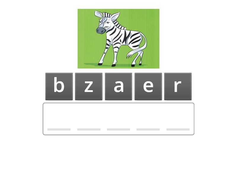 FF3 Unit 5 Animals - Anagram