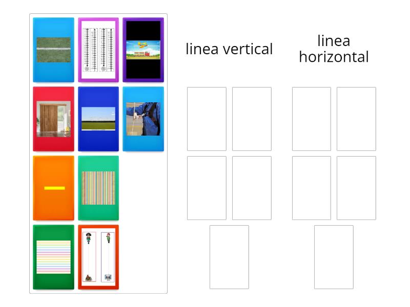 Línea vertical y horizontal CSI 1° - Group sort