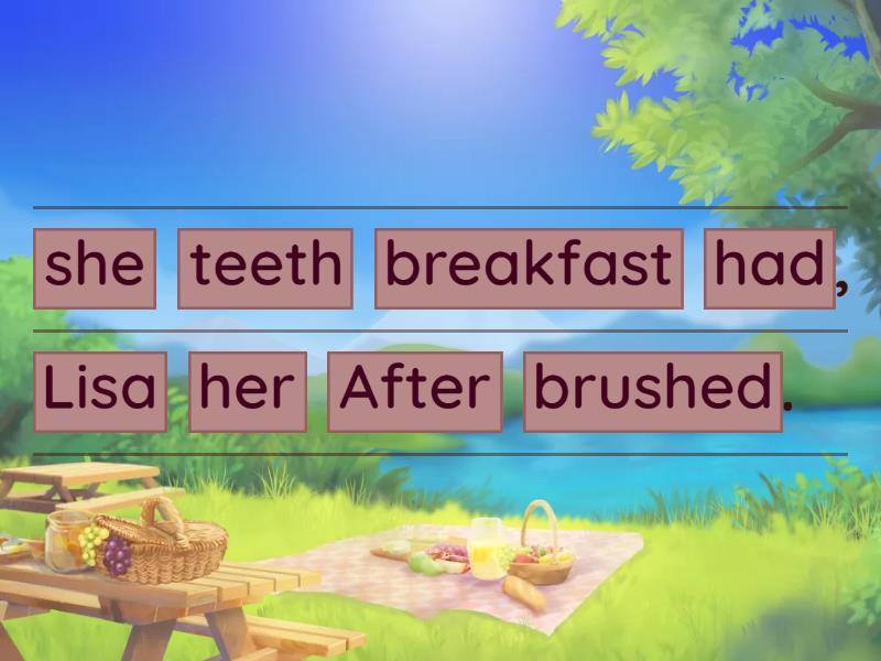 翰林B3 U2：Grammar Focus - 從屬連接詞：after、before、when - Unjumble