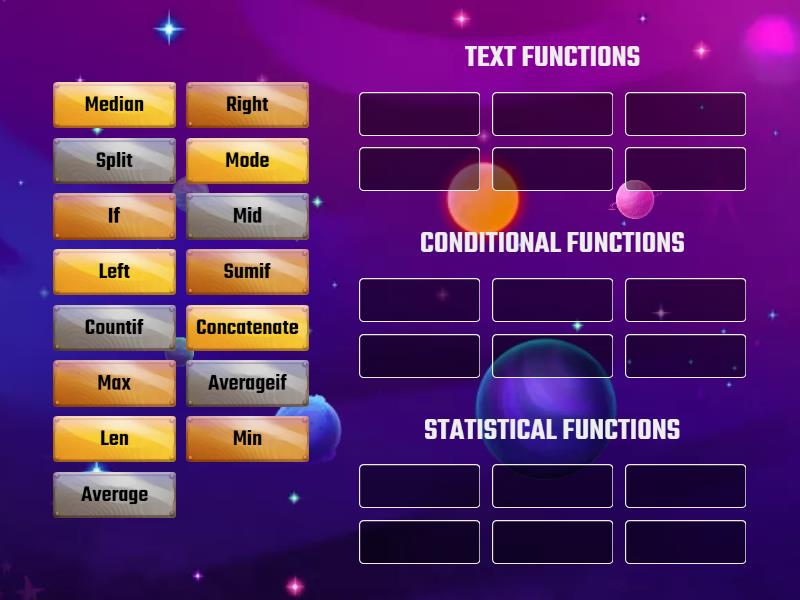 Other Functions and Formulas - Group sort