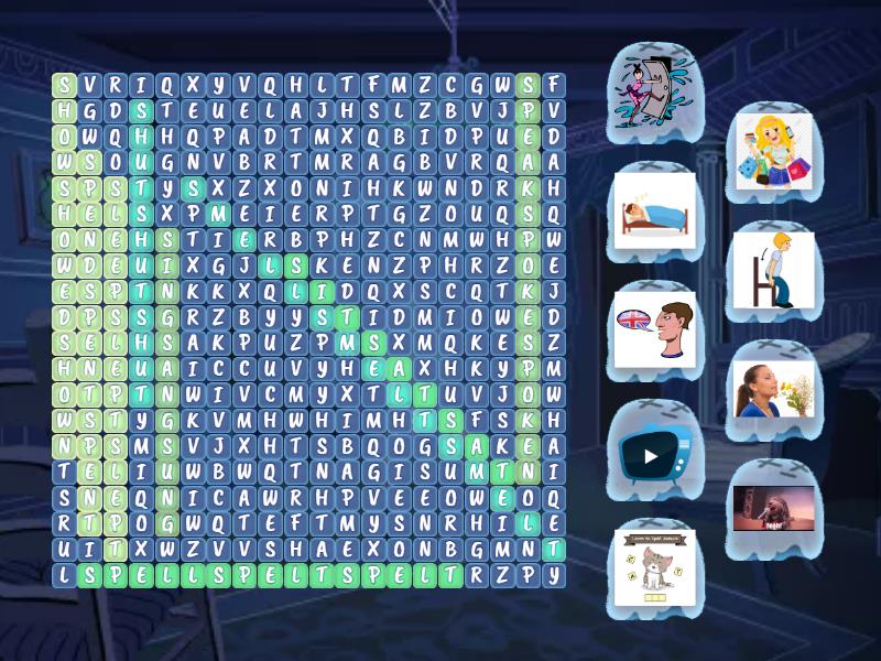 Irreg Verbs Wordsearch