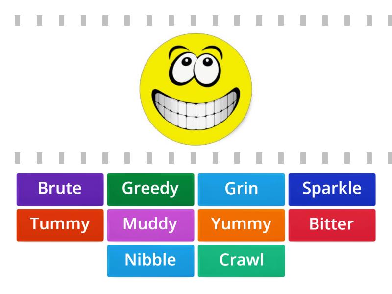 Enormous Crocodile Vocabulary Part 1 - Find the match