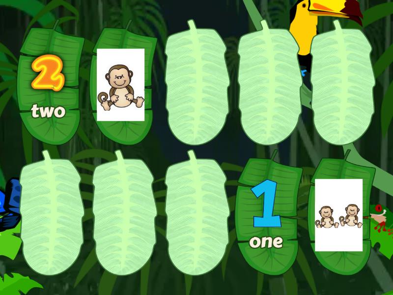 Five Little Monkeys_Matching - Matching pairs