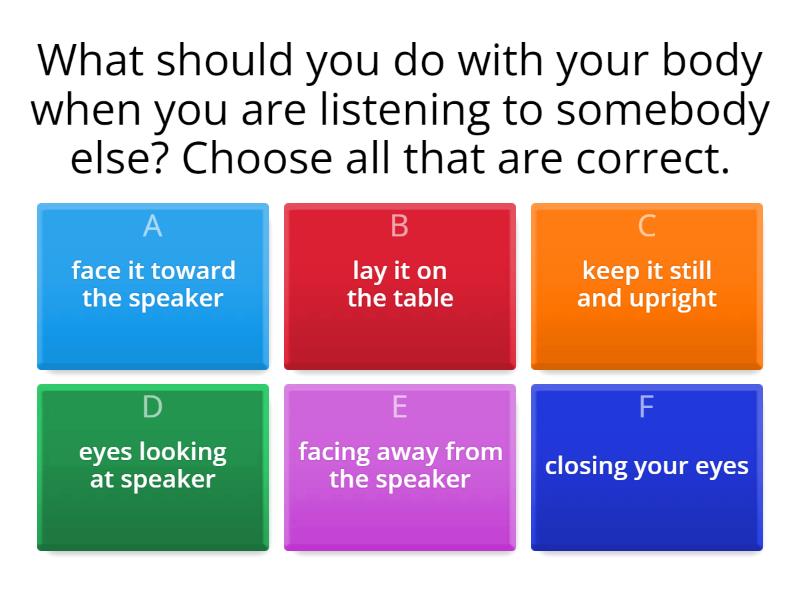 The Rules of Conversation - Cuestionario