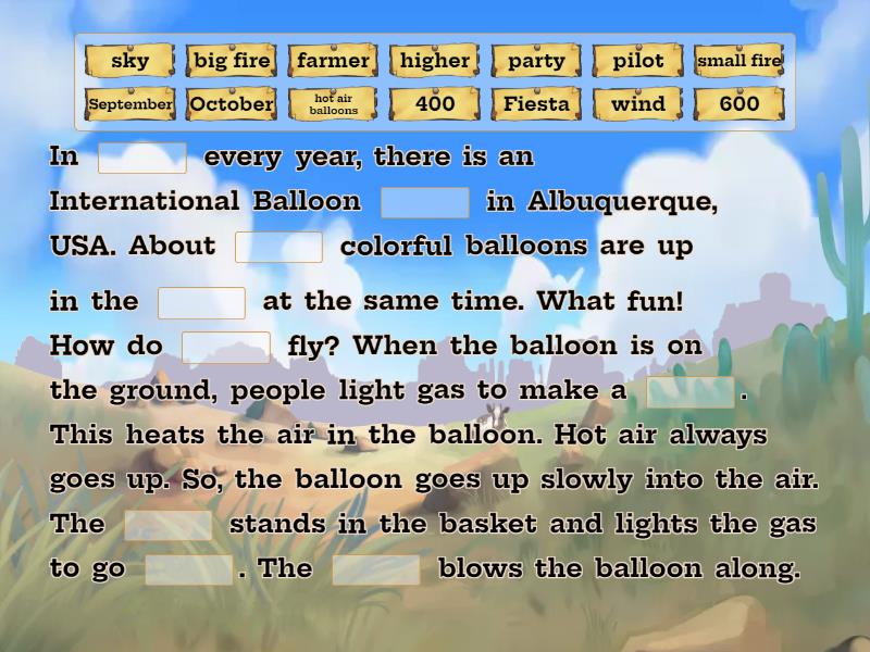 EOW3_Unit 5_On the move_Reading - Complete the sentence