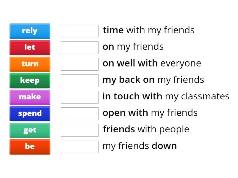 high note 2 unit 1 collocations relationships - Match up