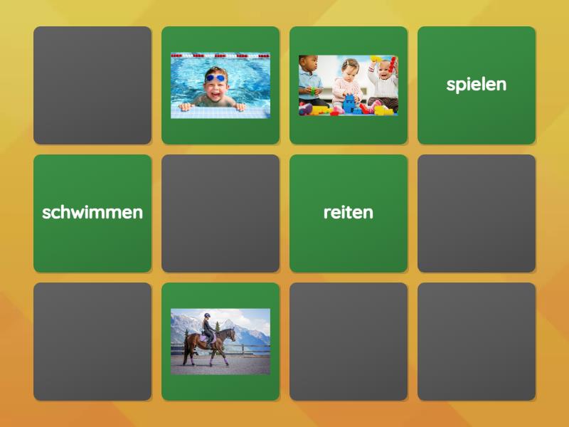 Memory Spiel, Alltagsgegenstände - Matching pairs