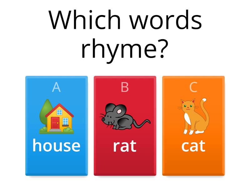 Rhyming Words - Quiz