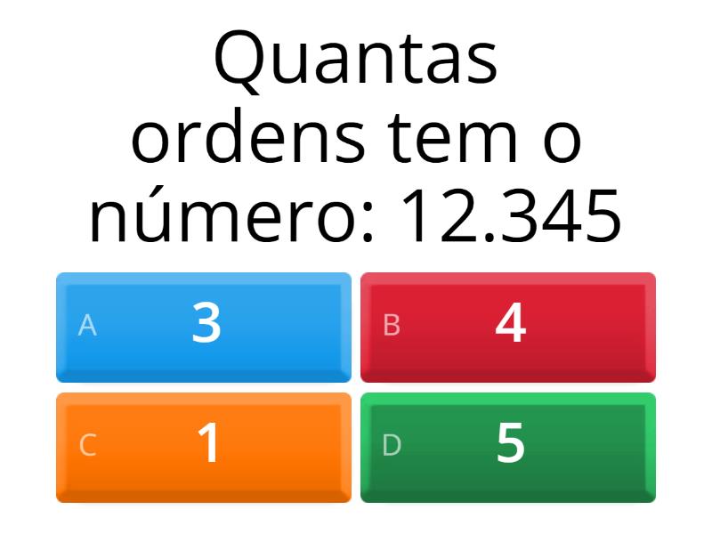 Classes e Ordens - Quiz