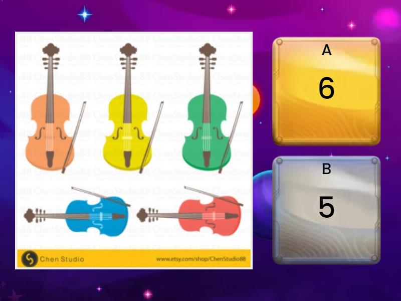 Pagbibilang 1-10 - Quiz