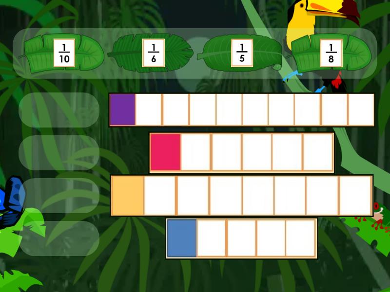 UNIT FRACTIONS - Match up