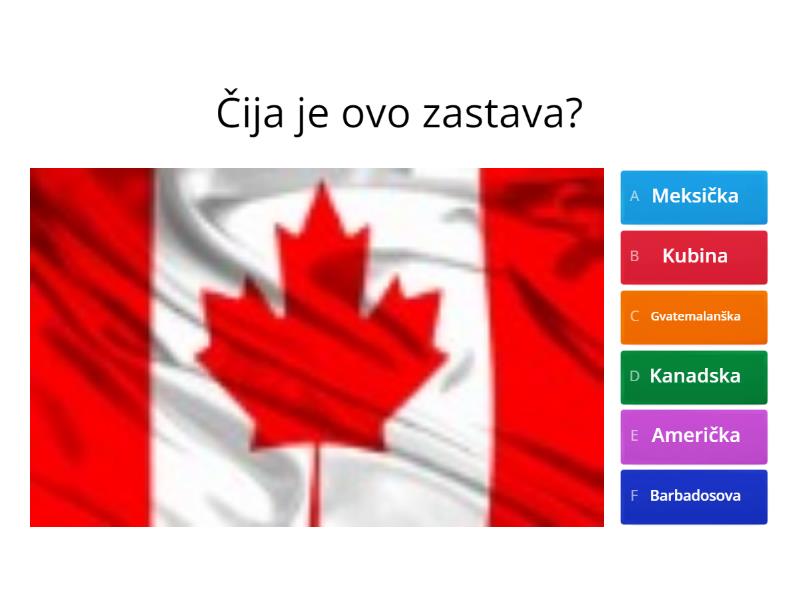 Zastave - Kviz