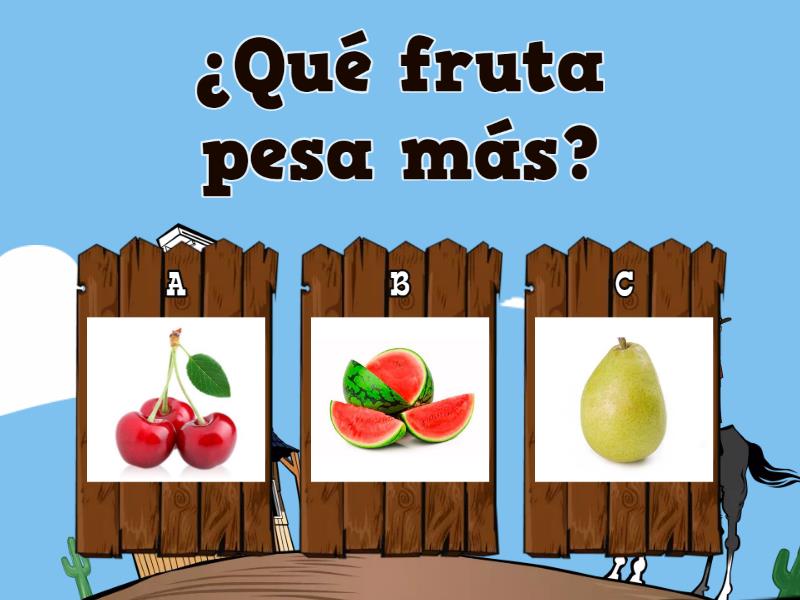 ¿QUÉ PESA? - Cuestionario