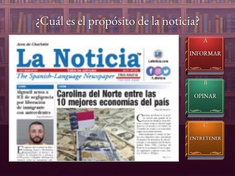 LA NOTICIA 5° básico - Quiz