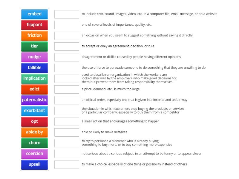 Nudge theory - I - Match up