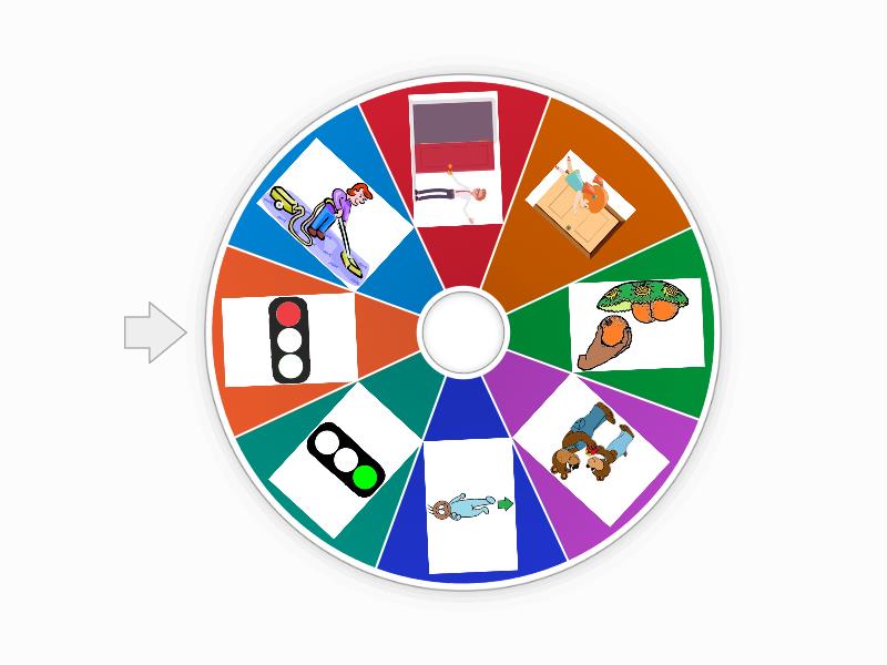 Action Verbs 2 - Unit 16 - 1- Athir - Spin the wheel