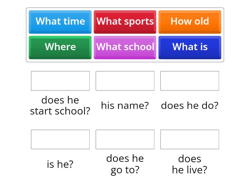 AS2 U4 Questions Present Simple - Match up
