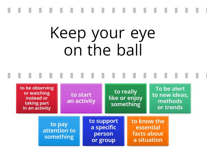 Football Idioms - Find the match