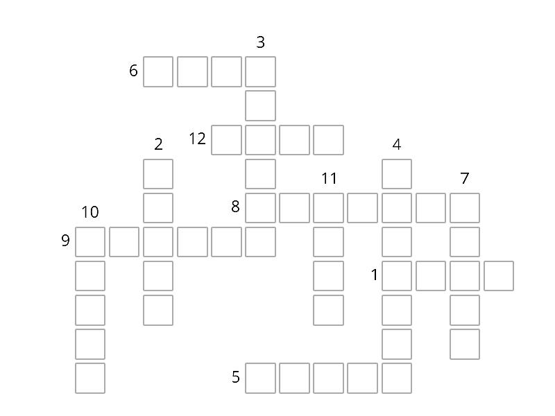 Past Simple / Irregular Verbs - Crossword