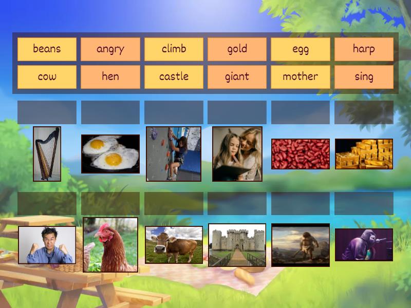 Jack and the beanstalk - Match up