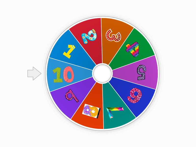 putar dan kenali angka. - Spin the wheel