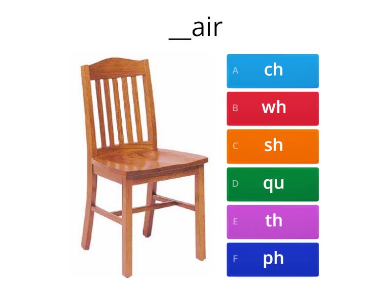 Consonant Digraph Game - Quiz