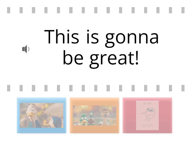 Phrases cartoon Part 1 kids 2.8 - Find the match