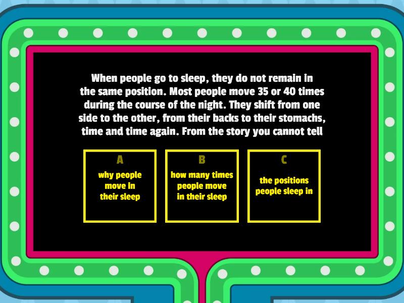 Drawing Conclusions # 2 gr 3 - Gameshow quiz
