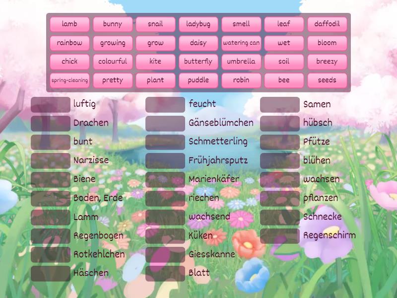 All about SPRING - Match - Match up