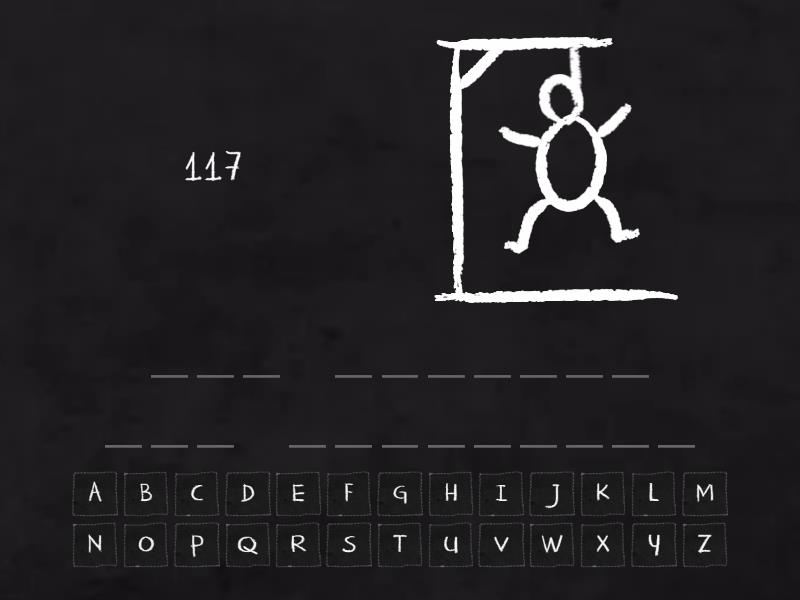 Numbers - Hangman
