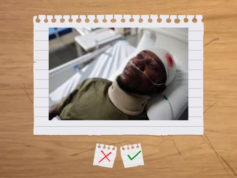 Injuries - Flash cards