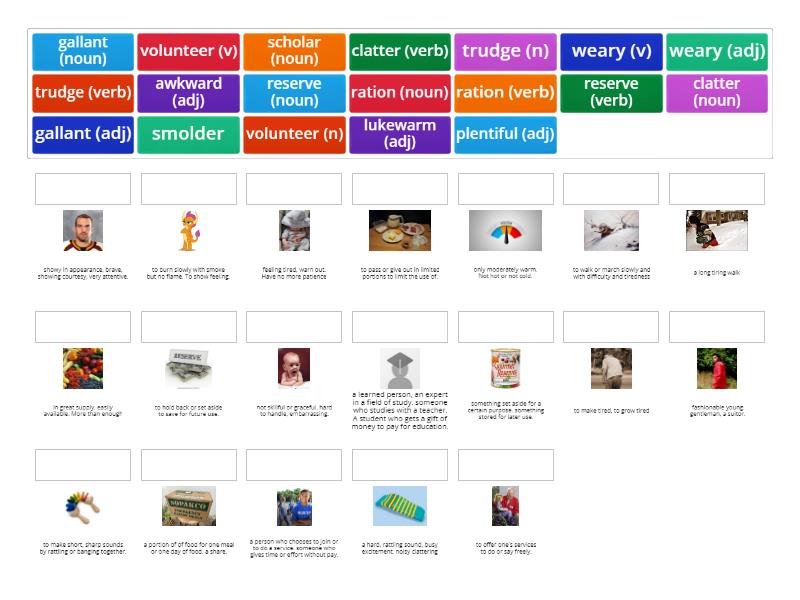 Unit 8 Sadlier Orange - Match up