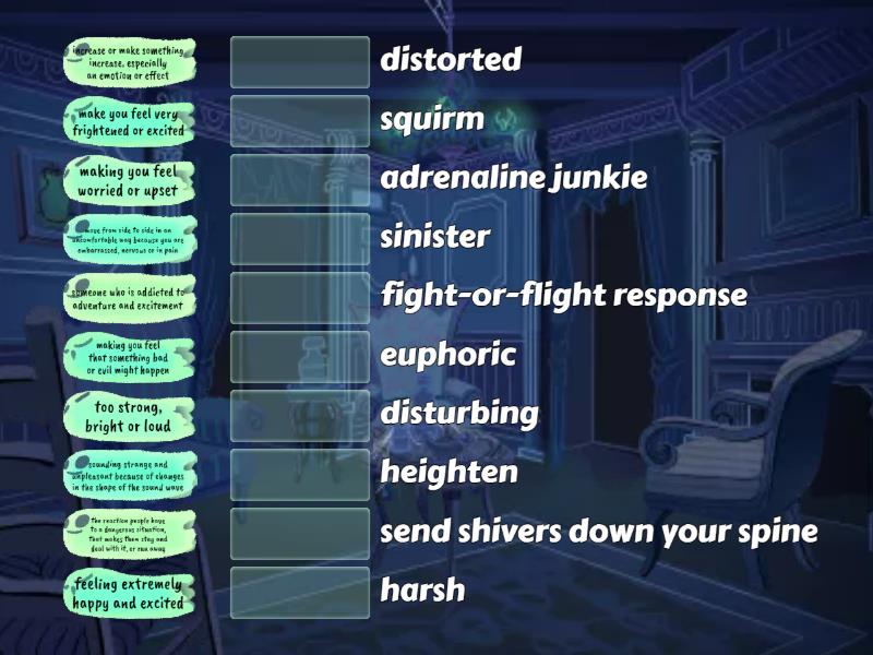 Vocabulary presentation (Speaking club "Why do we like horror films ...