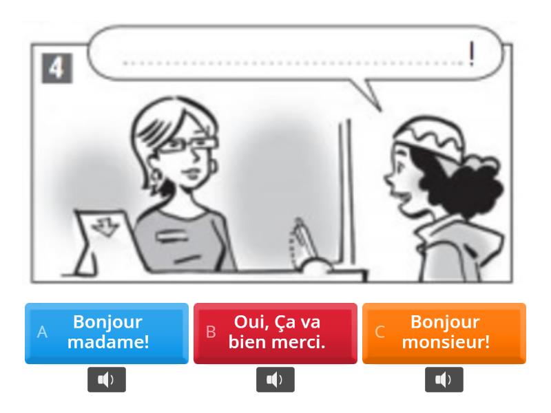 Mes Salutations. - Quiz