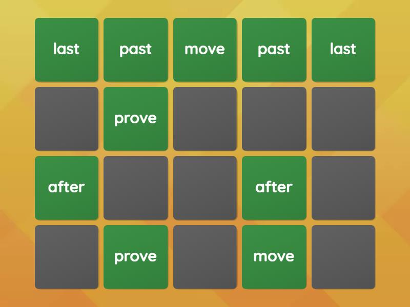 Tricky Words 3 - Matching pairs