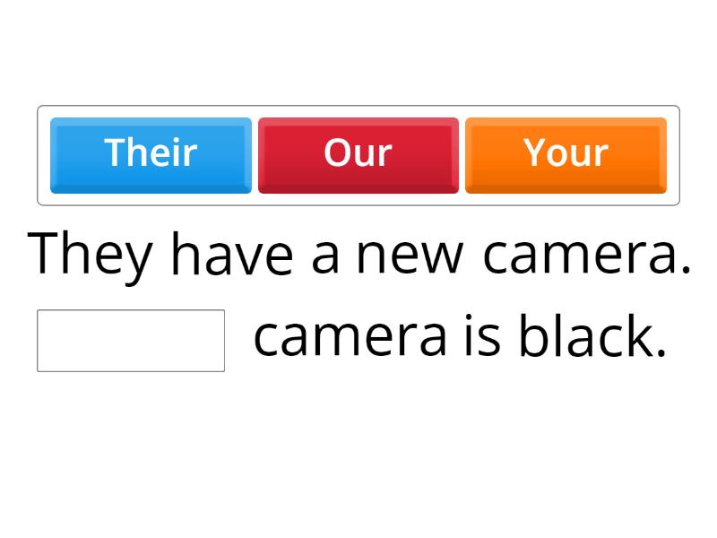 Our/Their/Your - Completa la oración