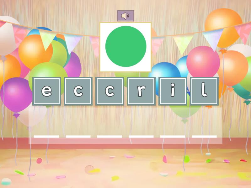 Shapes for SM 1 - Anagram