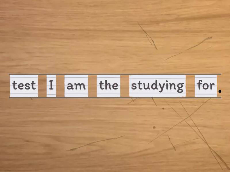 EF elementary - 5B Present Continuous - Unjumble