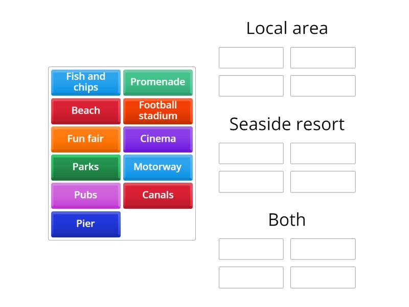 Comparing Areas Group Sort