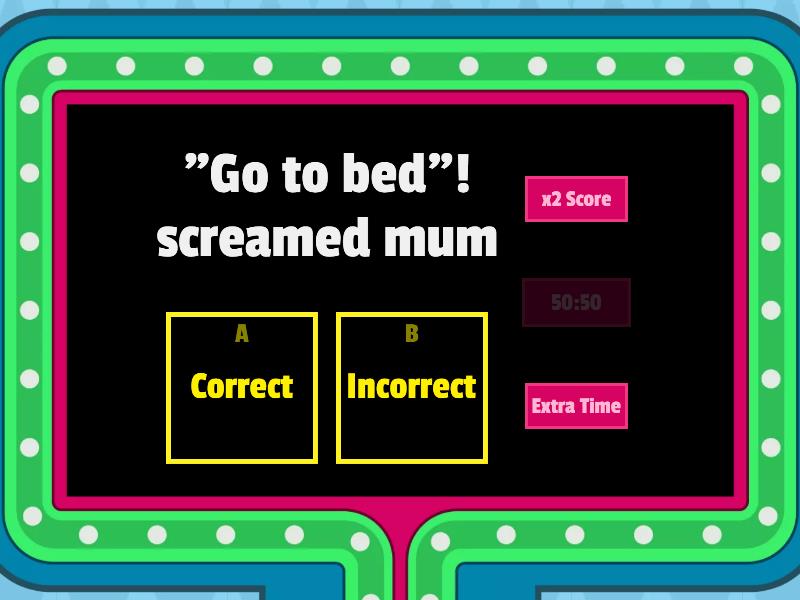Inverted Commas - Gameshow quiz