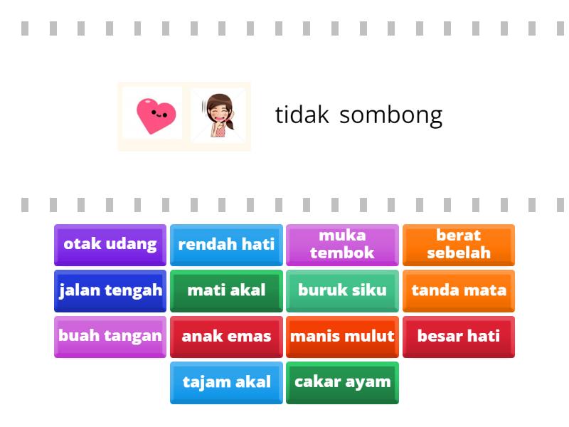Darjah 4 Peribahasa (Unit 2-4) - Find the match