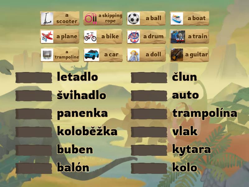 HH2 - Unit 7 - Playtime + revision toys - Match up