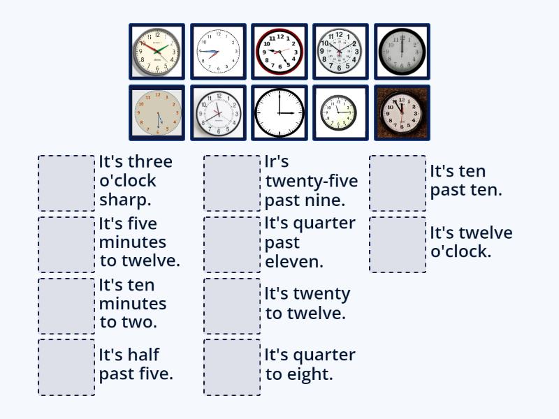 clock - time - Match up