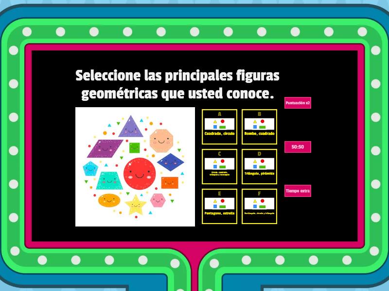 Actividad figuras geométricas - Game show de TV